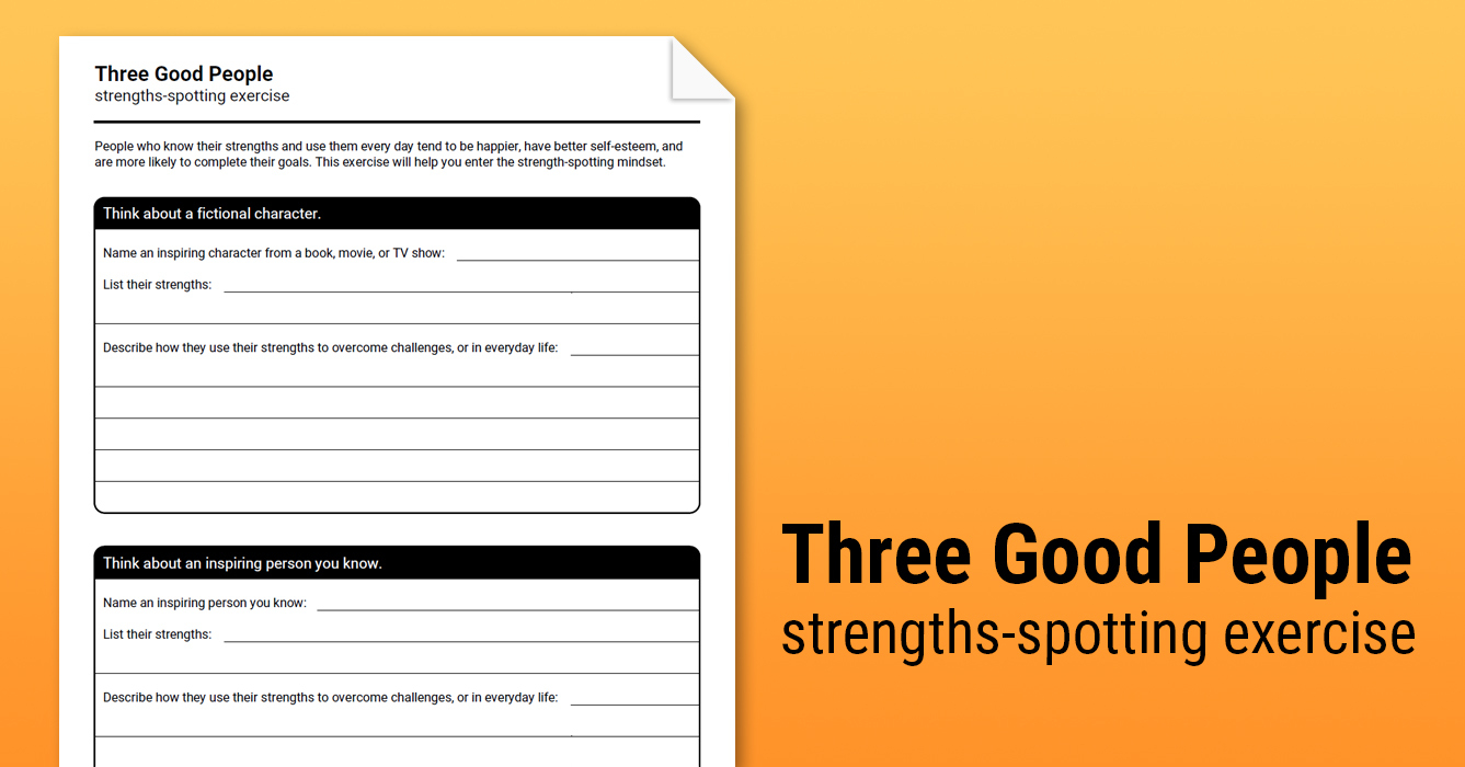 Therapist Aid Stregnths Spotting Journal - TherapistAidWorksheets.net Therapist Aid Stregnths Spotting Journal - TherapistAidWorksheets.net