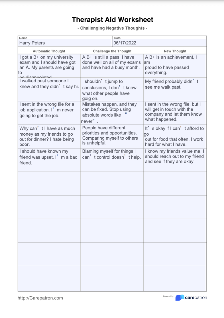 Therapist Aid Safety Contract
